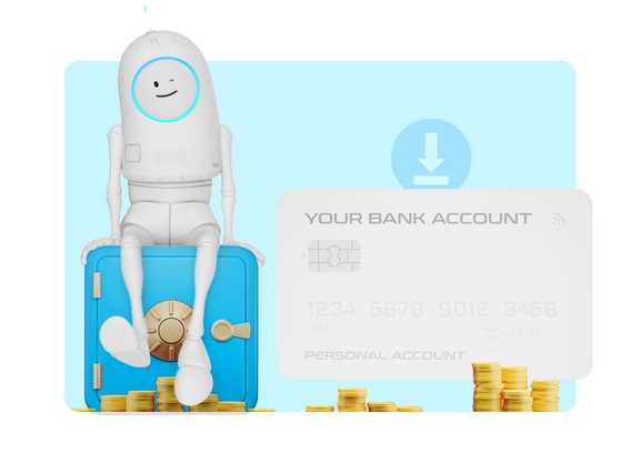 Works directly with your existing bank account